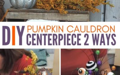 Transform a Metal Tin Tray Into a Halloween Candy Tray - Kelea's Florals